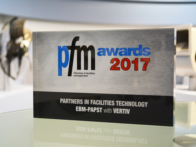 Winners at PFM Awards | Vertiv Energy Efficiency
