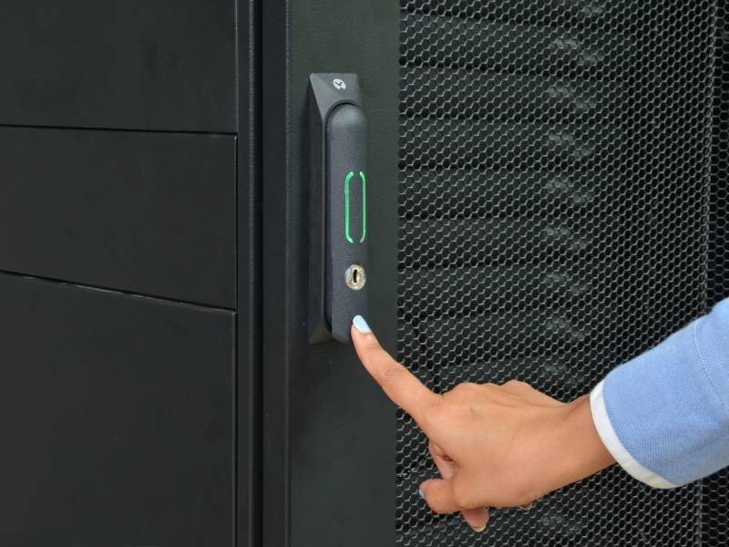 Vertiv Intelligent Fingerprint Rack Access Control System