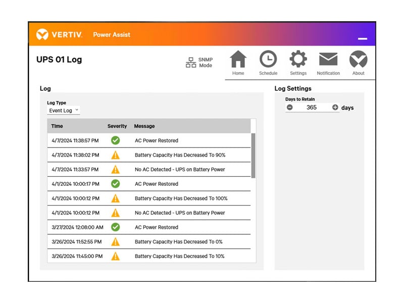 Vertiv™ Power Assist | Monitoring
