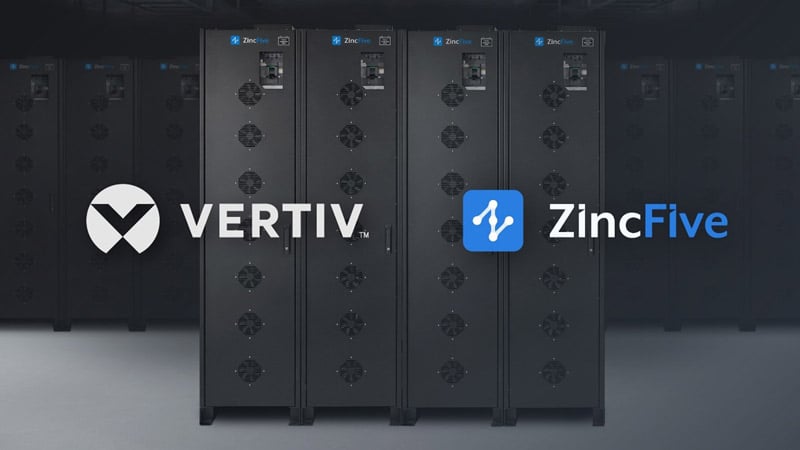 Vertiv en ZincFive bundelen krachten en leveren veilige en betrouwbare energieopslag op basis ...