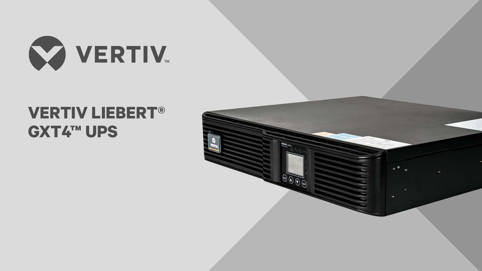 Liebert® GXT4, 1000-3,000VA TAA Compliant | High-Quality AC Power