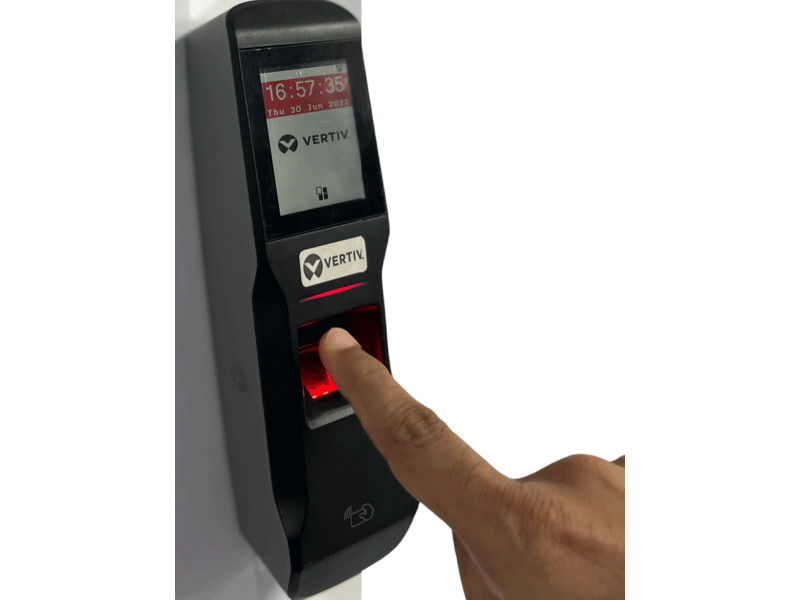 Vertiv Intelligent Fingerprint Rack Access Control System