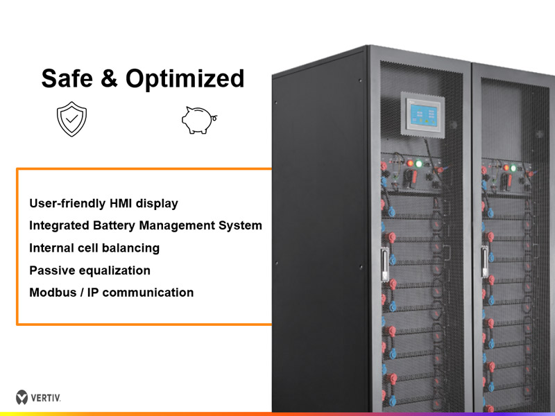 Vision Lithium-Ion Batteries | Vertiv