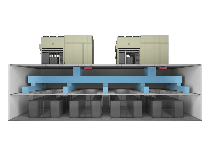 Liebert DSE Packaged Free-Cooling Solution 400-500kW | Perimeter